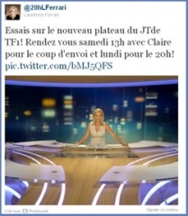 Nouveau plateau et nouvel habillage pour les JT de TF1 : La télé en ...