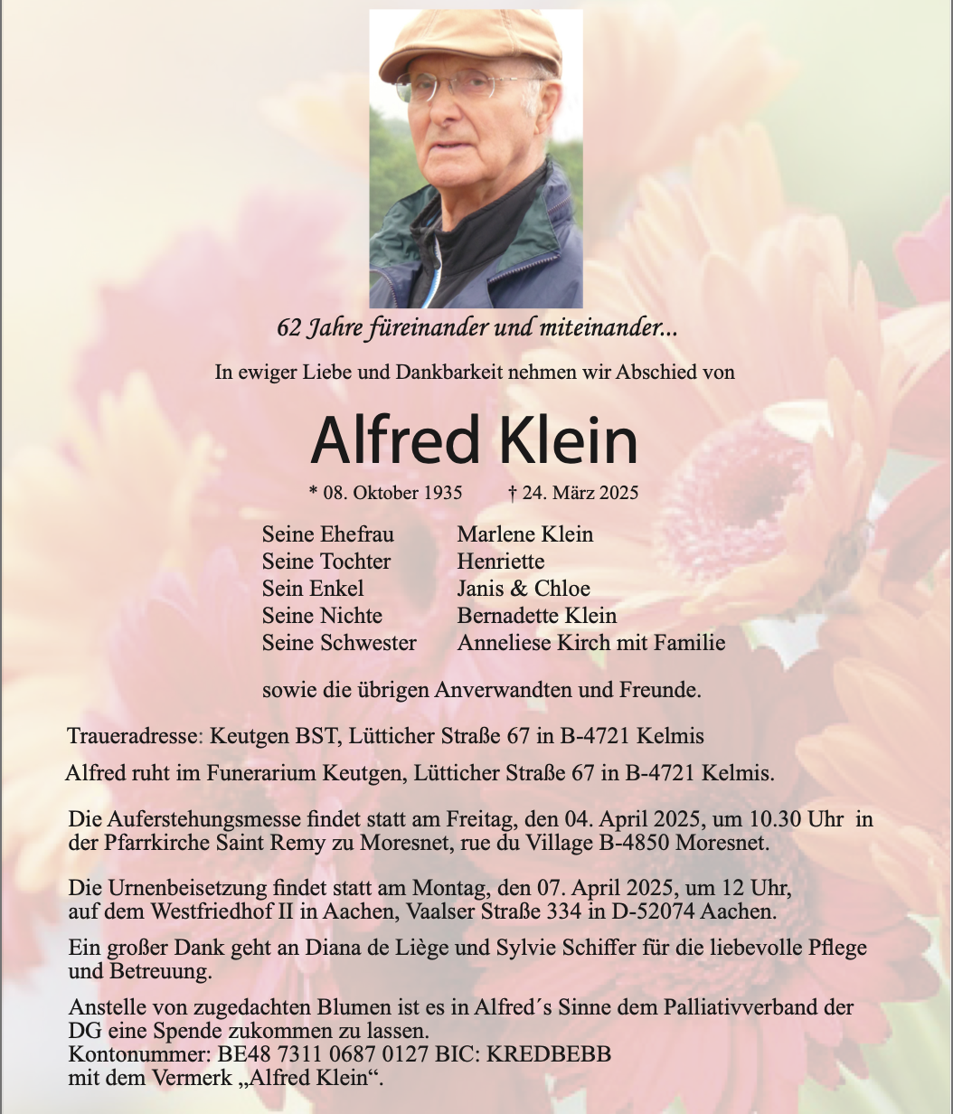 Décès - Blog plombimontois de Jean-Louis Xhonneux