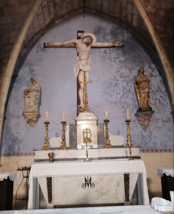 Le Christ en croix de Francis Bott (1904-1998) dans l'église d'Arques ...