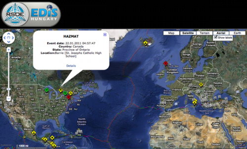 RSOE EDIS Disaster Notification System, les outils absurdes ...