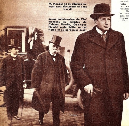 GEORGES MANDEL : PREMIERE NOMINATION AU GOUVERNEMENT LE 8 NOVEMBRE 1934 ...