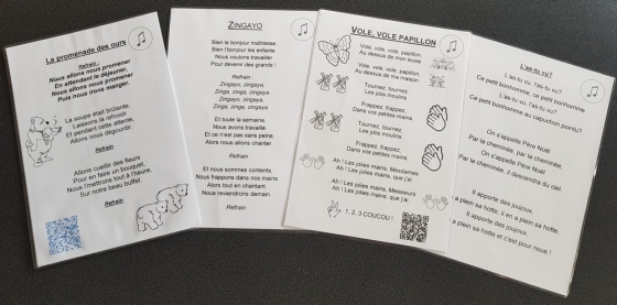 Chansons avec QRcode pour la maternelle - La classe de KaDo
