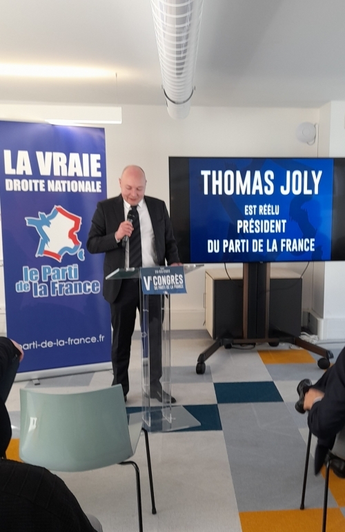 Thomas Joly réélu Président du parti de la France - Le Parti de la ...