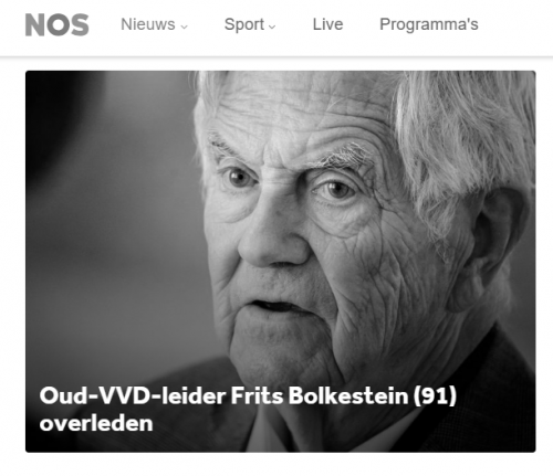 Frits Bolkestein est mort. : Lionel Baland