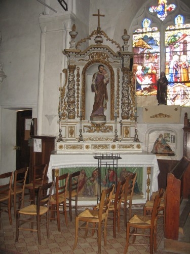 Le reposoir du Jeudi Saint : Soutien à Monsieur l'abbé Michel