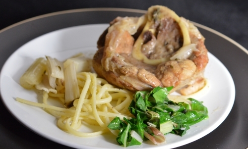 Jarret de veau aux bettes : La Cocotte Jarret de veau aux bettes : La Cocotte