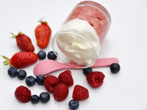 Mousseline aux fruits rouges : La Cocotte